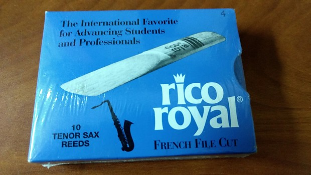 Rico Royal #4 Tenor Saxophone Reeds | Reverb