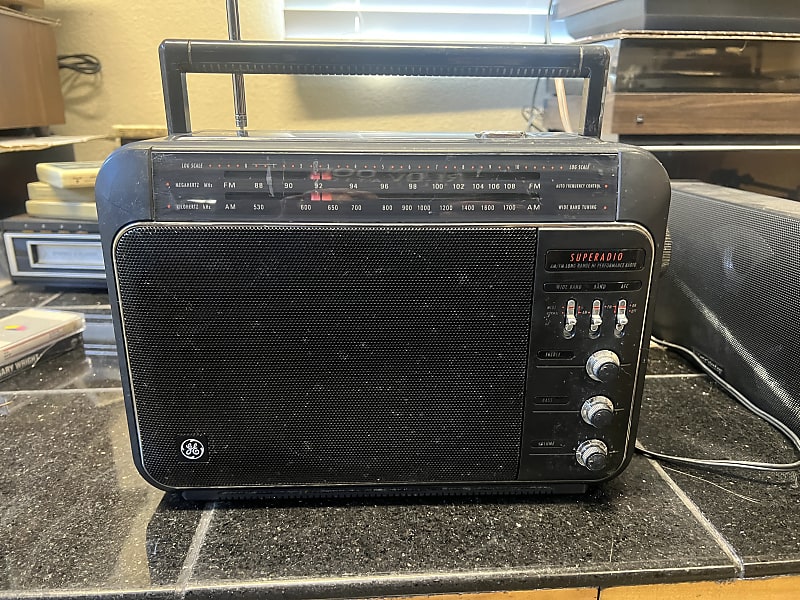 GE SUPER RADIO Model #7-2887A Long Range AM/FM Radio; Tested | Reverb