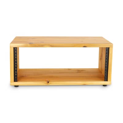 Sanctus Sound 4U Desktop Studio Rack in Cedar | Reverb