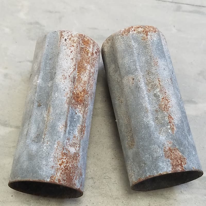 Unknown Pair (2) Tube Shields 6AU6 7-pin 4-Pinch 6 pinch | Reverb