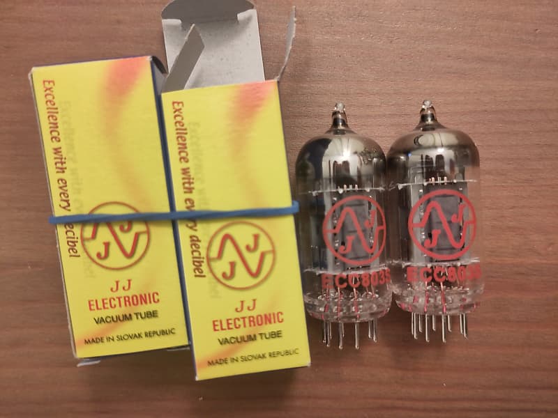 JJ Electronic Ecc803 x2 (Longplate Ecc83/12ax7) | Reverb UK