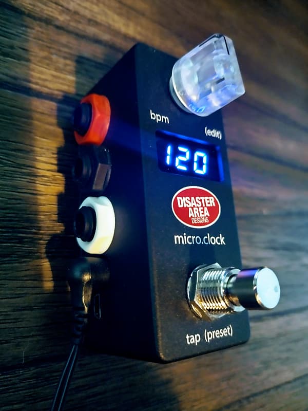 Disaster Area Designs Micro.Clock 2020's Black | Reverb