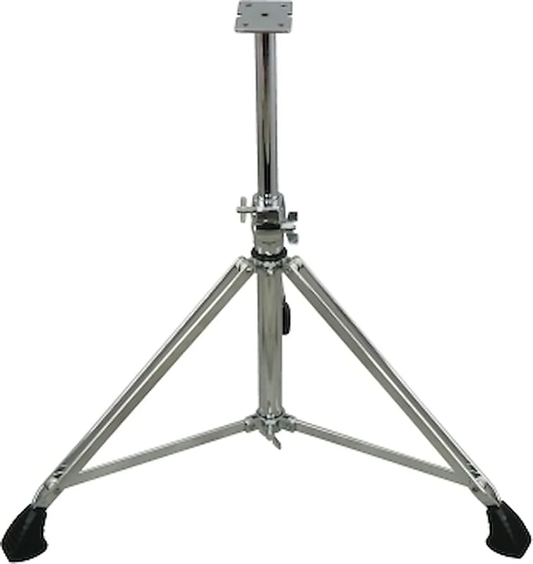 Agile Conga Stand - Height-Adjustable Tripod Chrome Stand | Reverb