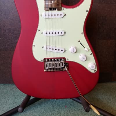 EART Strat SSS 2021 - Matte translucent dark red | Reverb