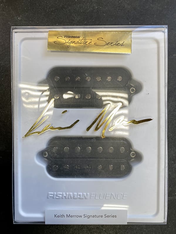 Fishman Keith Merrow Fluence 7 string humbuckers. Black | Reverb