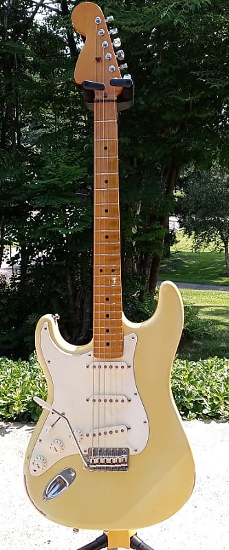 Warmoth Warmoth “Hendrix style” Stratocaster copy 2007 - aged | Reverb