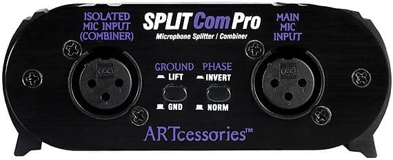 ART Splitcom Pro 2 Way Microphone Splitter and Combiner | Reverb