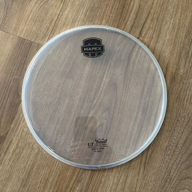 Remo 10” Mapex logo UT clear drum head | Reverb