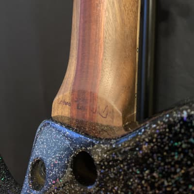 Kiesel Zeus Custom Built Rainbow Sparkle Headless Electric | Reverb