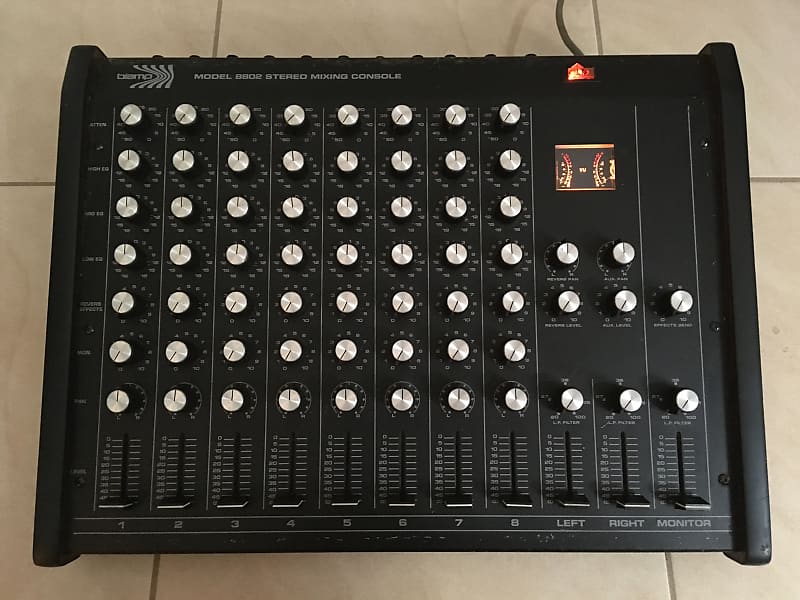 Biamp 8802 Studio Vintage Mixer Transformer Preamp Mixing | Reverb