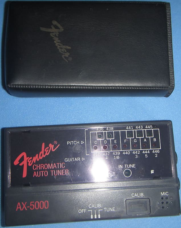 Fender AX-5000 Chromatic Auto Tuner 2000's - Black/plastic | Reverb