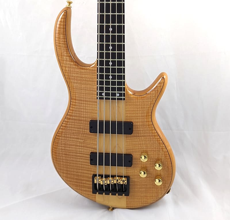 CARVIN USA IC5 Icon 5-String Bass Guitar w/Case - AAA Flame | Reverb