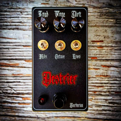 Barbarian DESTRIER : "Warhorse" Fuzz 2025 Medieval Red | Reverb