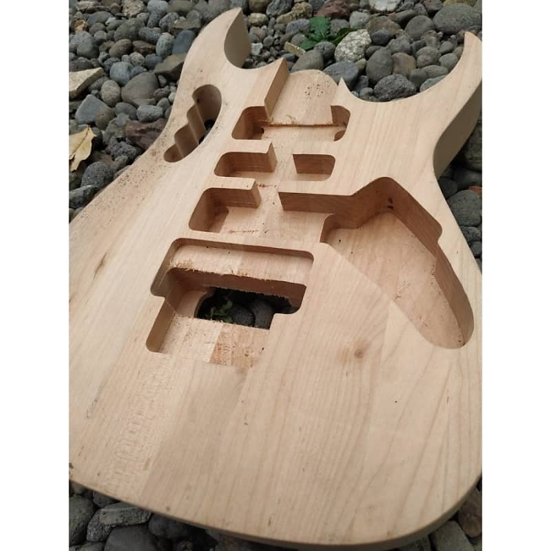 handmade Ibanez Jem body concept ashwood raw body | Reverb