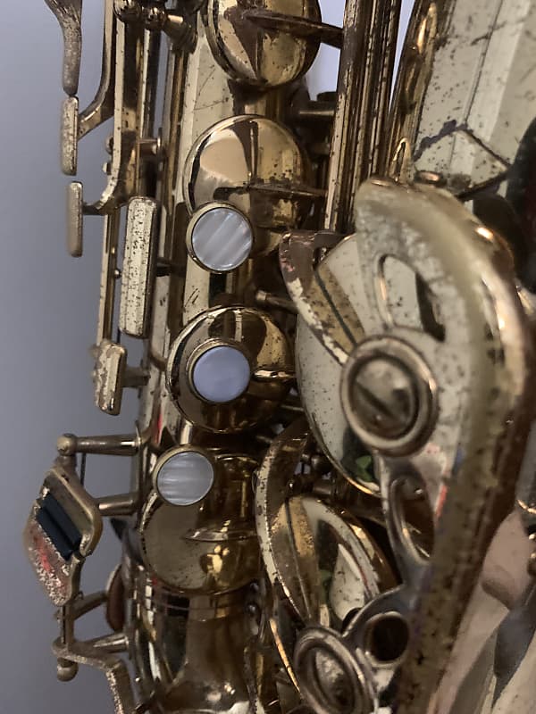 Jupiter SAS-767 80s Gold Brass | Reverb