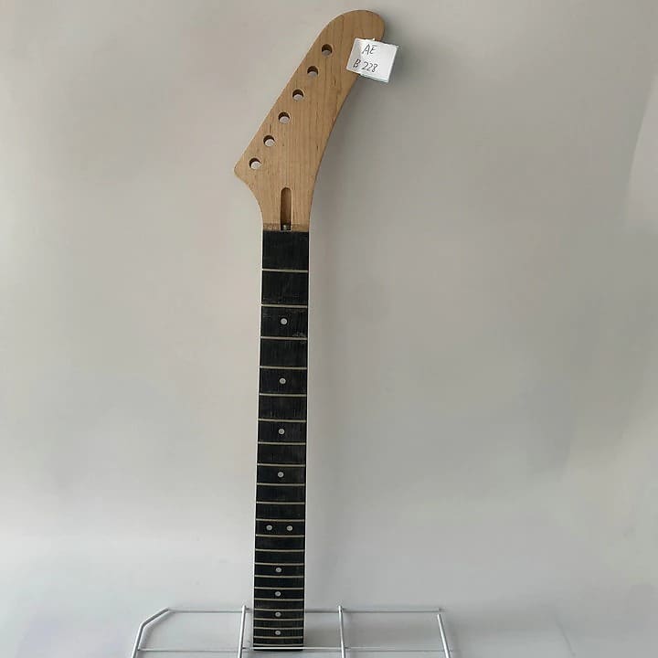 Maple Wood Banana Headstock Guitar Neck, Rosewood Fingerboard | Reverb