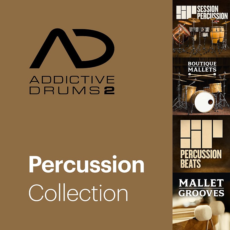XLN Audio Addictive Drums 2: Percussion Collection (Boutique | Reverb