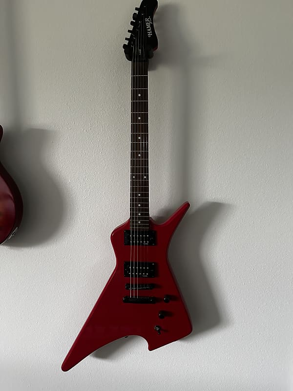 Hamer Scarab 90's - Scarlet Red | Reverb