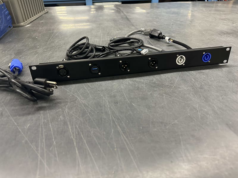 DJ Audio Custom Speakon XLR USB Powercon I/O Rack Panel 1U | Reverb