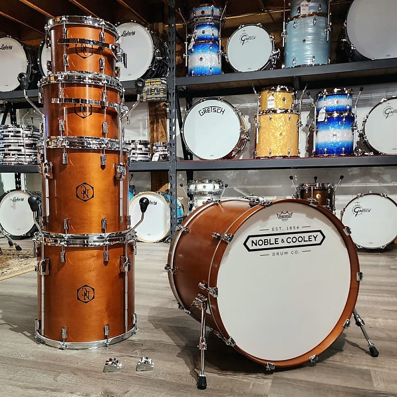 Used Noble & Cooley CD Maple 5pc Drum Set Honey Maple Oil | Reverb