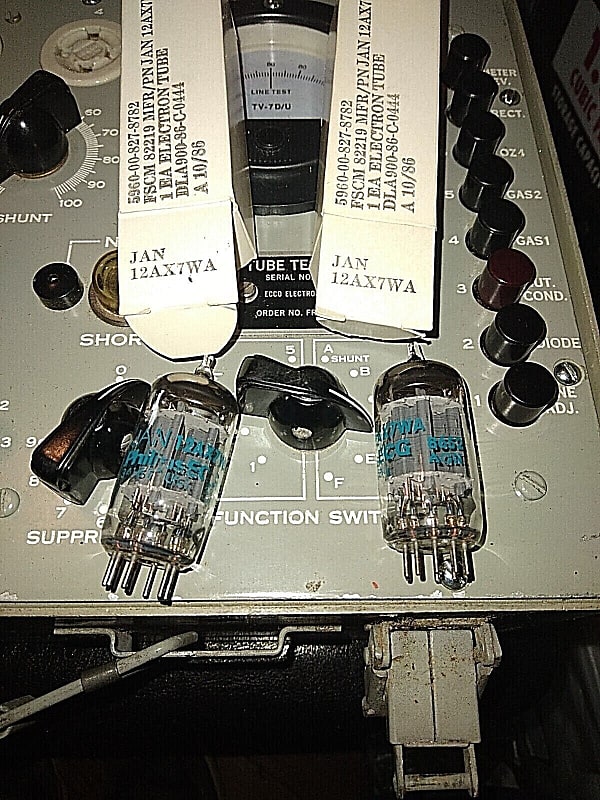 2 new in the box sylvania Ecg Phillips mil spec 12ax7wa / | Reverb