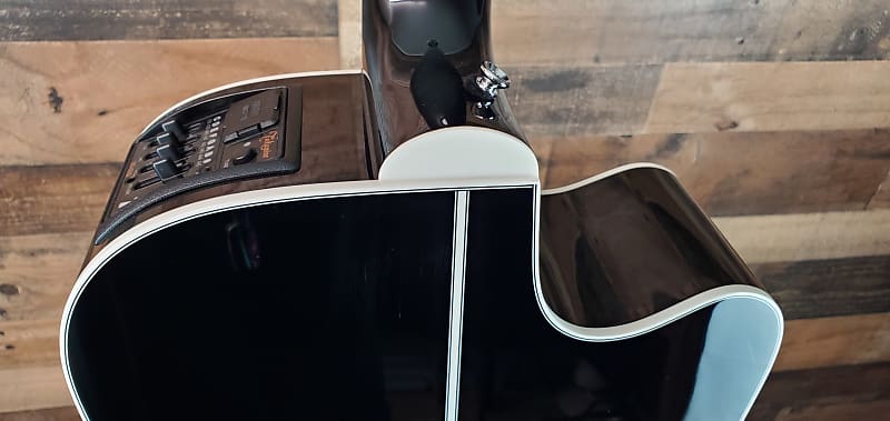 Takamine EF381DX Left-handed, 12-string, Black, Softcase, 909 | Reverb