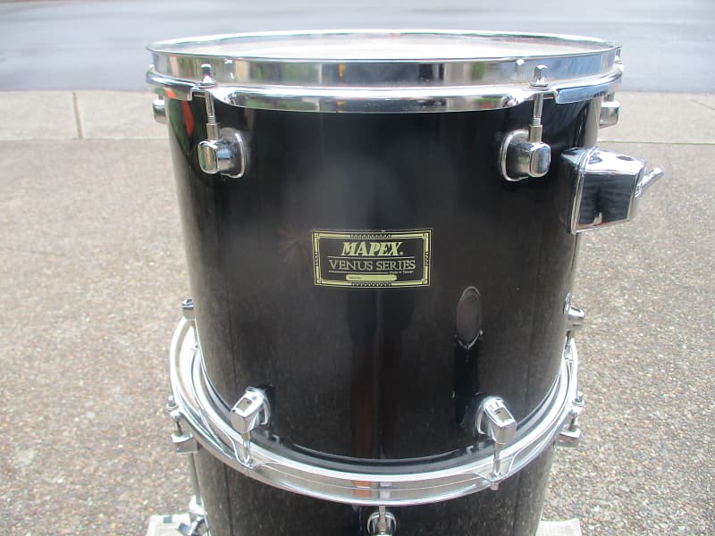 Mapex Venus 13 Round X 10 Inch Rack Tom, Gloss Black, | Reverb