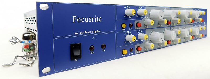Focusrite ISA 215 Dual Mono Mic Preamp & Equalizer +Top | Reverb
