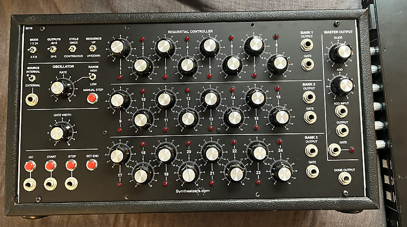 Synthesizers.com Q119 Analog Step Sequencer Synth w/Tolex | Reverb