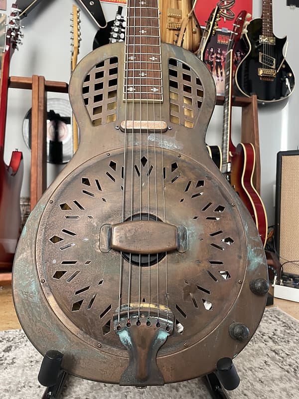 Royall Resonators Royall Parlorizer Distressed Brass Finish | Reverb