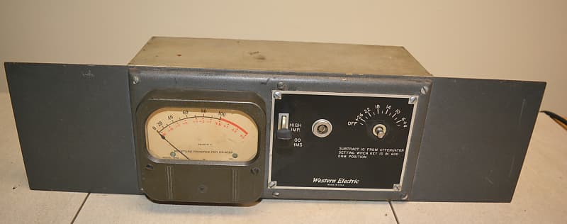 1940s Western Electric Volume Indicator 754B Vintage VU Meter | Reverb