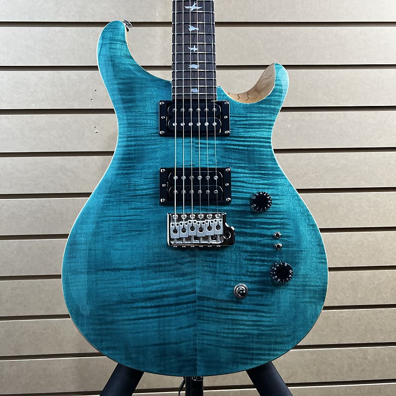 PRS Custom 24-08 Electric Guitar - Turquoise w/Gig Bag & | Reverb