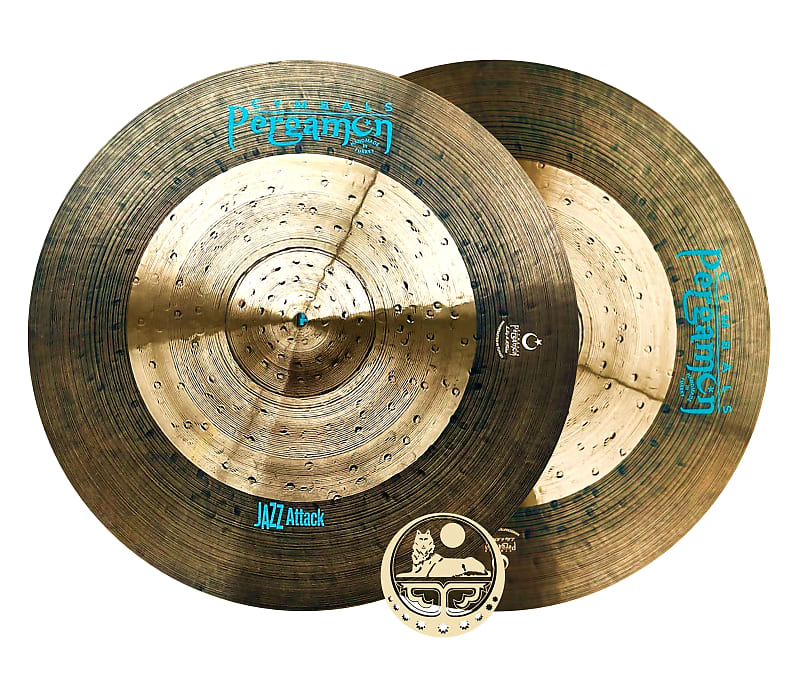 Pergamon Cymbals 11" Jazz Attack Hi-Hat Paper Thin | Reverb