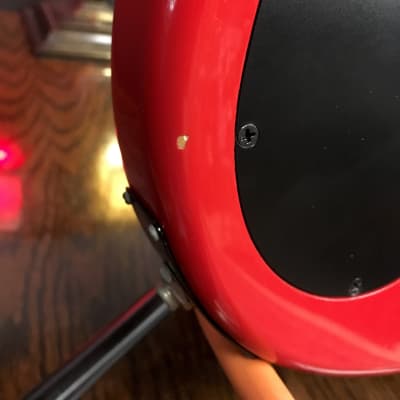 Red Carvin USA 5-String Factory Bass BK5 w/ Original Case | Reverb