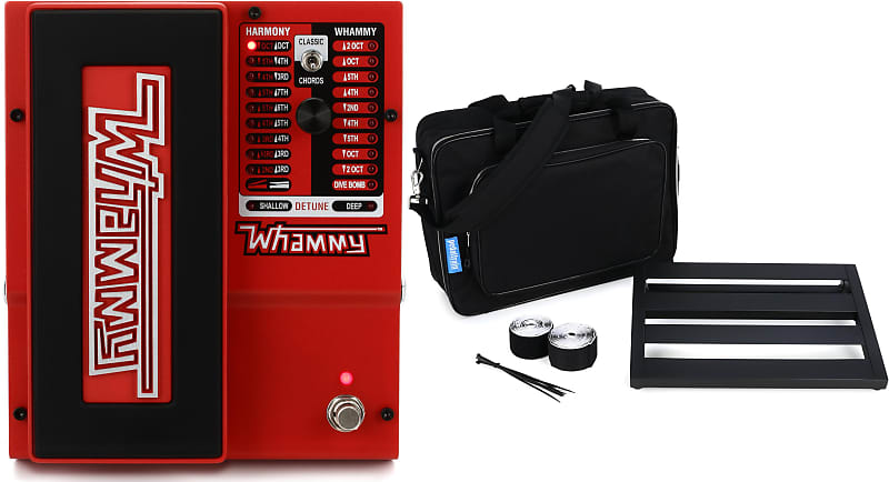 DigiTech Whammy 5 Pitch Shift Pedal Bundle with Pedaltrain | Reverb