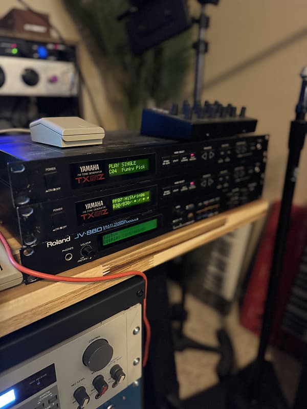 (2) Yamaha TX81Z Rackmount FM Synths w/ Stereoping Controller | Reverb