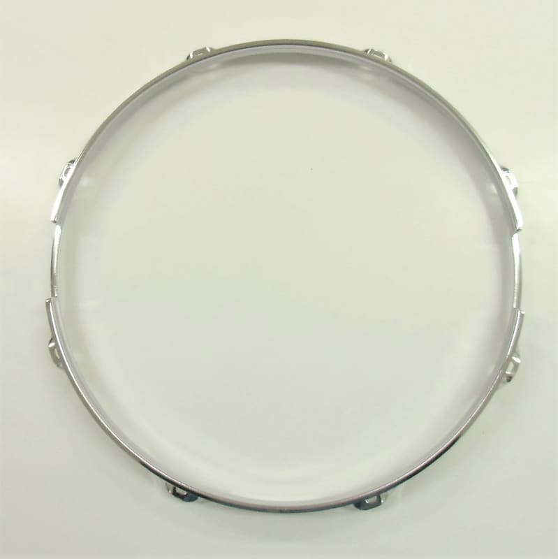 Premier 14" 8Lug ,Bottom snare-side hoop Chrome (New Old | Reverb