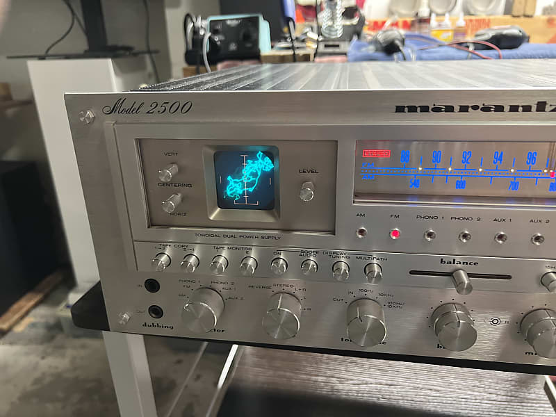 Marantz 2500 Receiver Restored, New Transformer, NOS Scope | Reverb