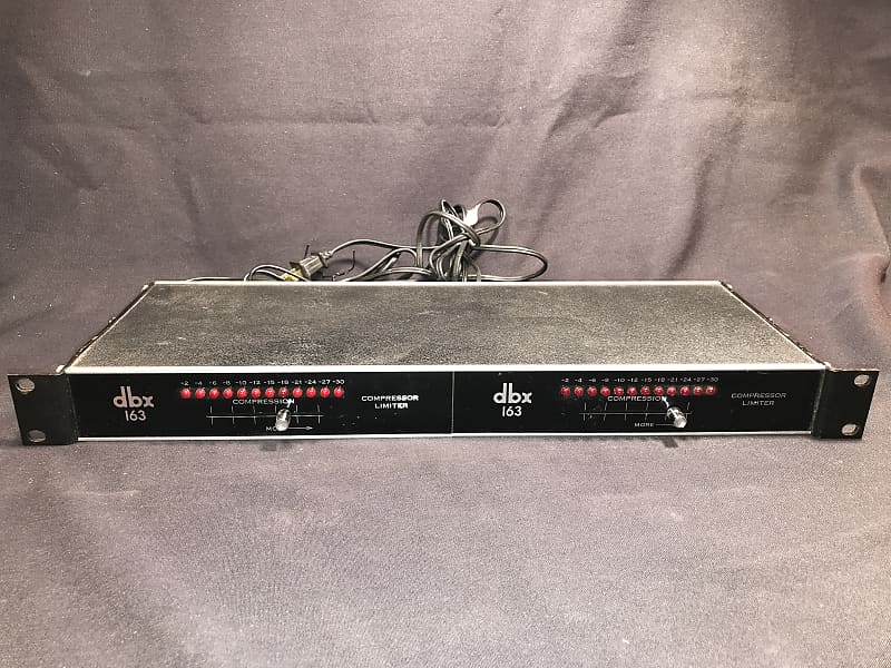 dbx Two-Channel Rackmount Compressor/Limiter Black | Reverb