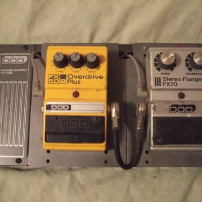 DOD Pedal Board w Pedals FX-100 1980's | Reverb