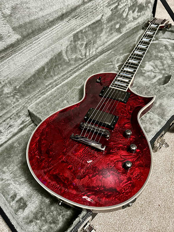 ESP Eclipse Custom Shop CTM 2022 - Liquid Metal Red | Reverb