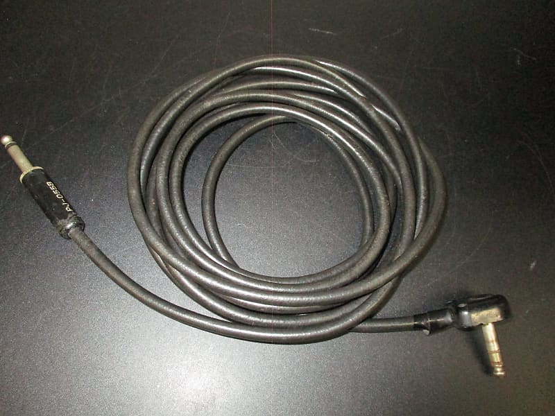 Vintage Unbranded PJ-055B Plug Guitar cable 1960s - Black | Reverb
