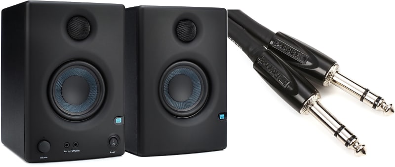 PreSonus Eris E3.5 3.5-inch Powered Studio Monitors Bundle | Reverb