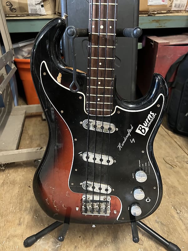 Burns Jazz Bass 1960s Sunburst | Reverb