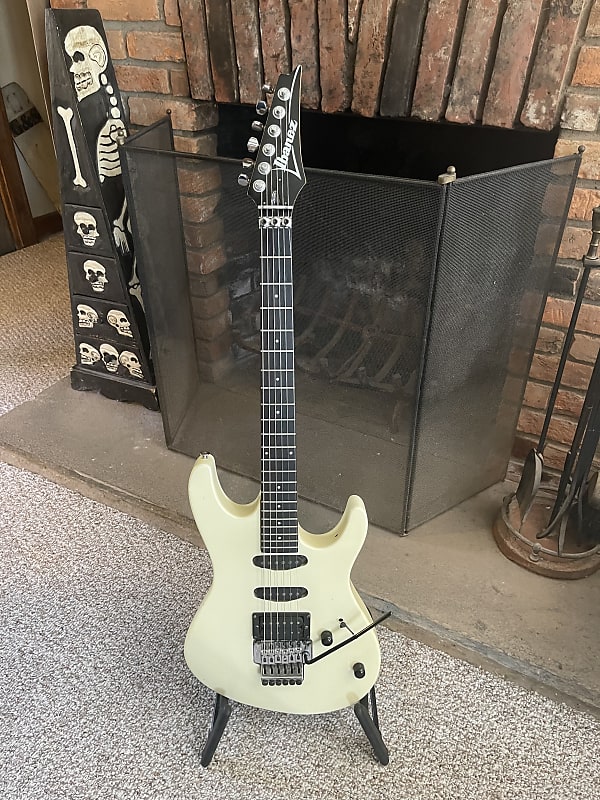 Ibanez Road Star II RG340 1987 Aged White w/HSC | Reverb