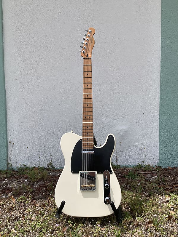 Fender Telecaster Arctic White Roasted Maple | Reverb