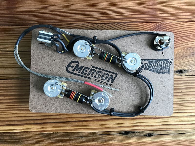 Emerson Custom ES-335 Prewired Kit - 500k pots | Reverb