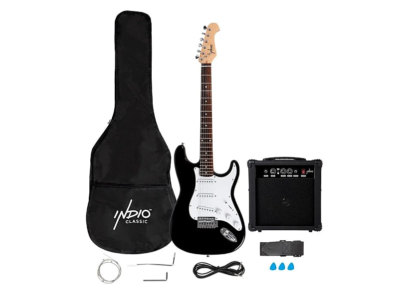 Indio by Monoprice Cali Complete Full-size Electric Guitar | Reverb