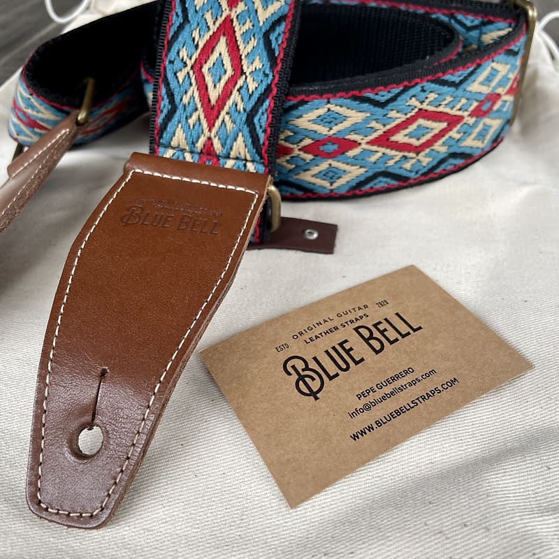 Bluebell Straps Road Series Blue and Cherry | Reverb