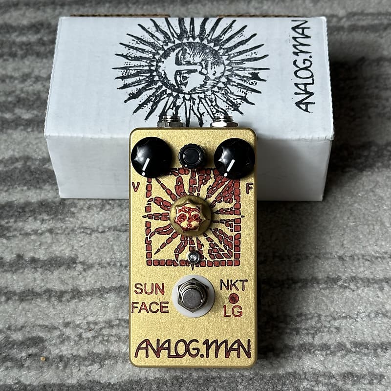 Analogman Sun Face Red Dot NKT LG Germanium Fuzz with Sun | Reverb